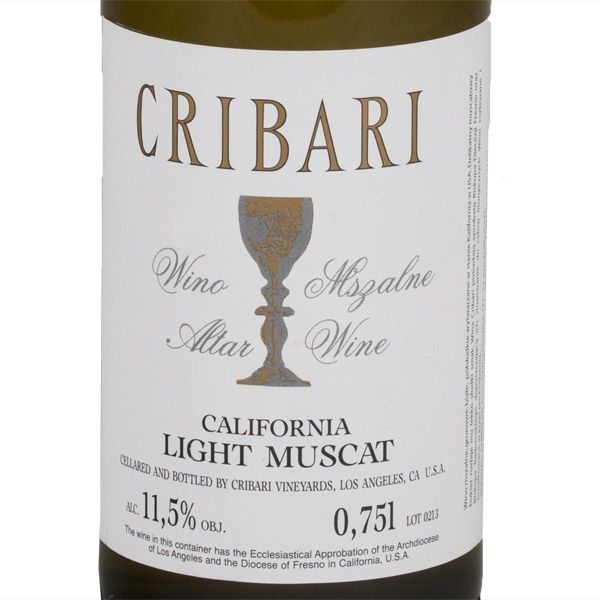 CRIBARI LIGHT MUSCAT - Sklep WszystkoDlaParafii.pl