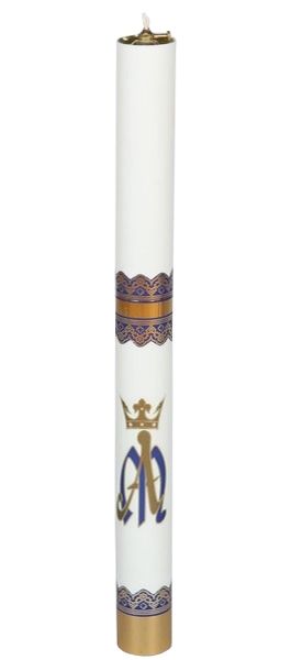 Świeca liturgiczna - roratka z tworzywa 70/6,3 cm wkład regulowanym ...